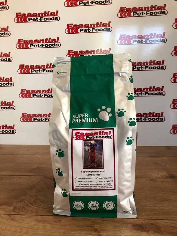 Essential Pet Foods Super Premium Adult Lamb and Rice 2kg